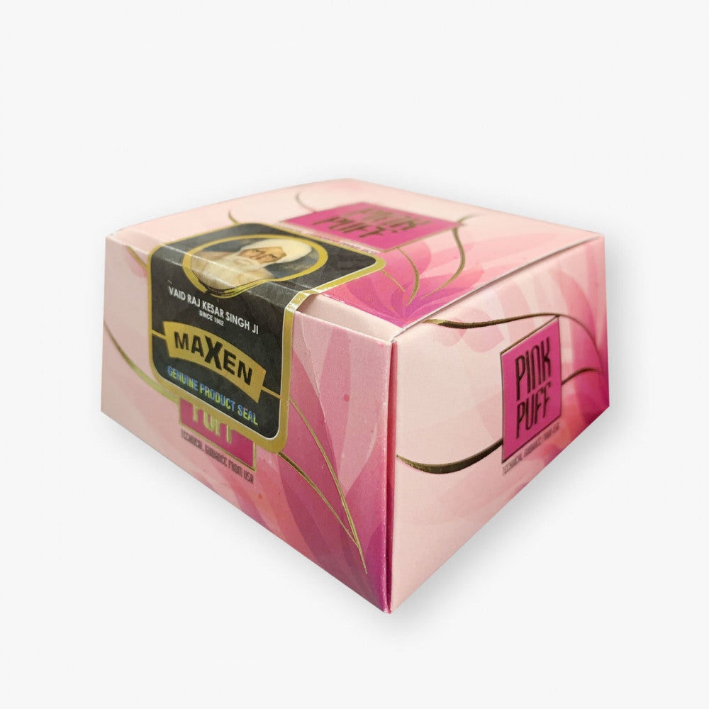 Pink Puff Soap 100gm – drjdeeayurveda.com